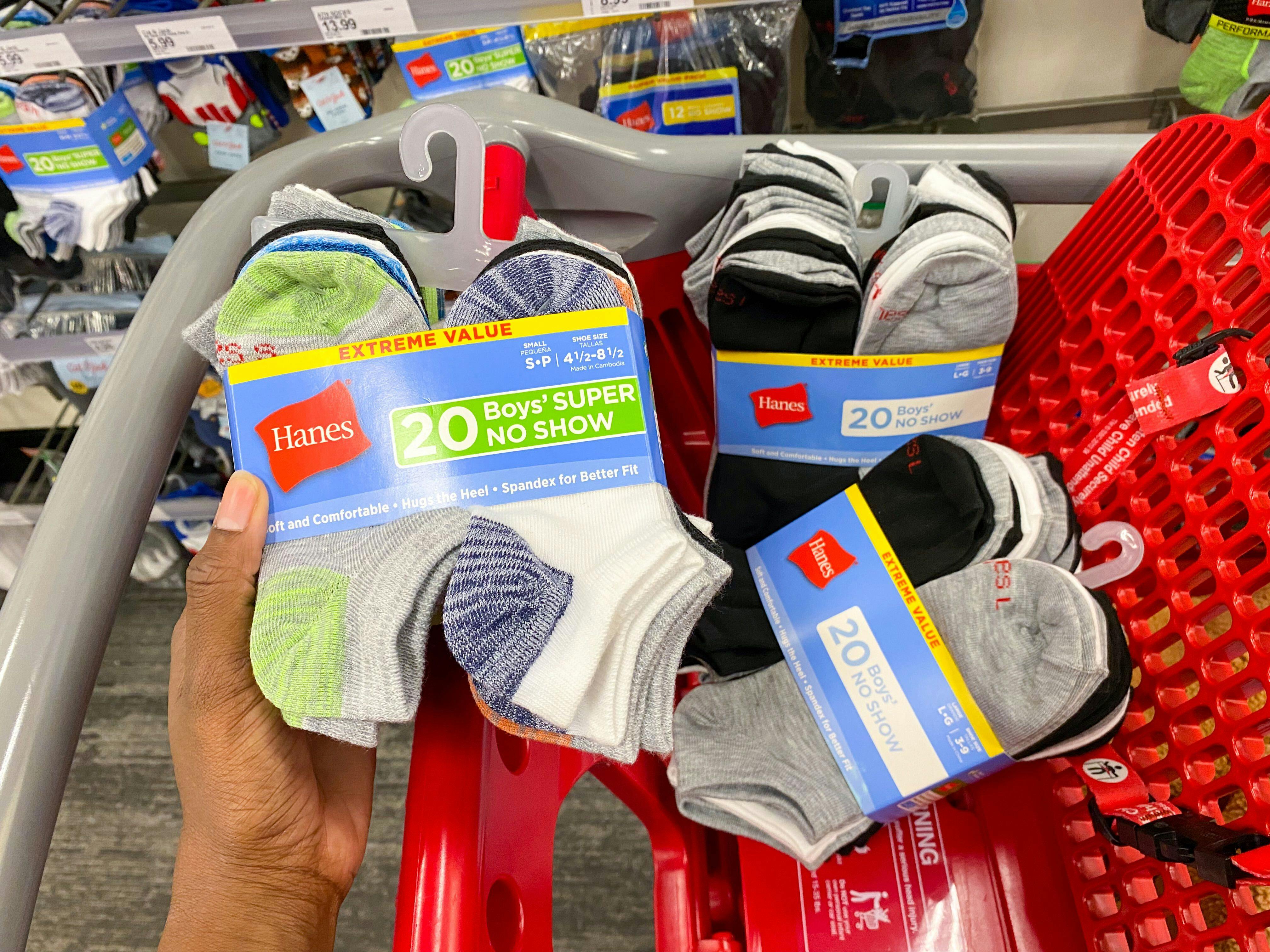 Hanes Kids' Socks 20-Packs on Sale for $10 or Less at Target + More ...