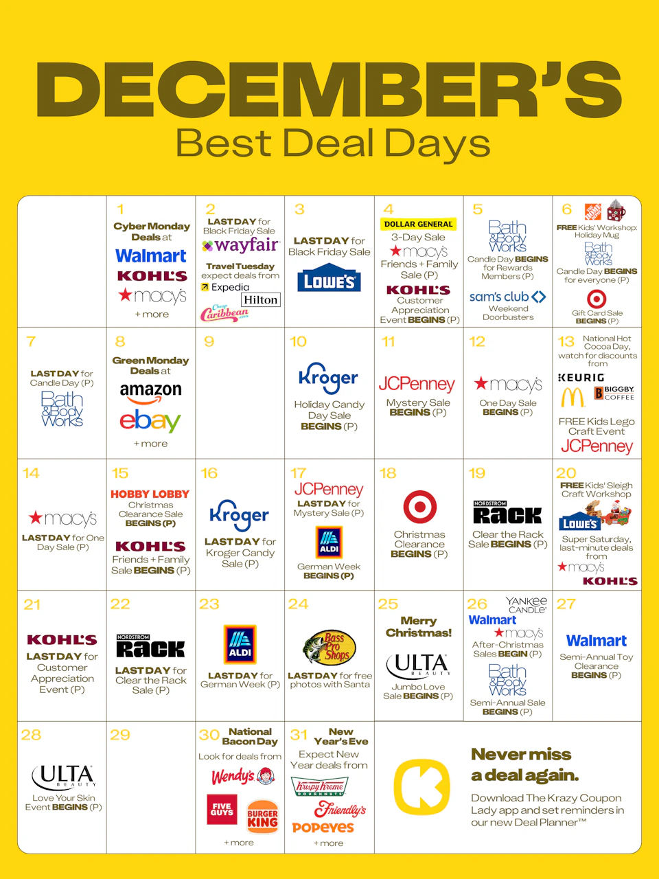 7 Things To Buy in December and 3 To Skip - The Krazy Coupon Lady