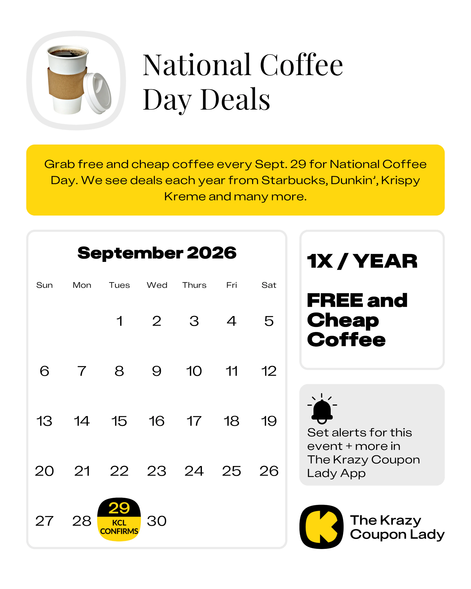 National Coffee Day: Cheap and Free Coffee Deals to Look For Next Year ...