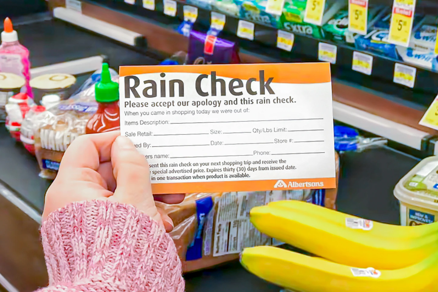 Rain Checks: What They Are & Which Stores Offer Them - The Krazy Coupon ...