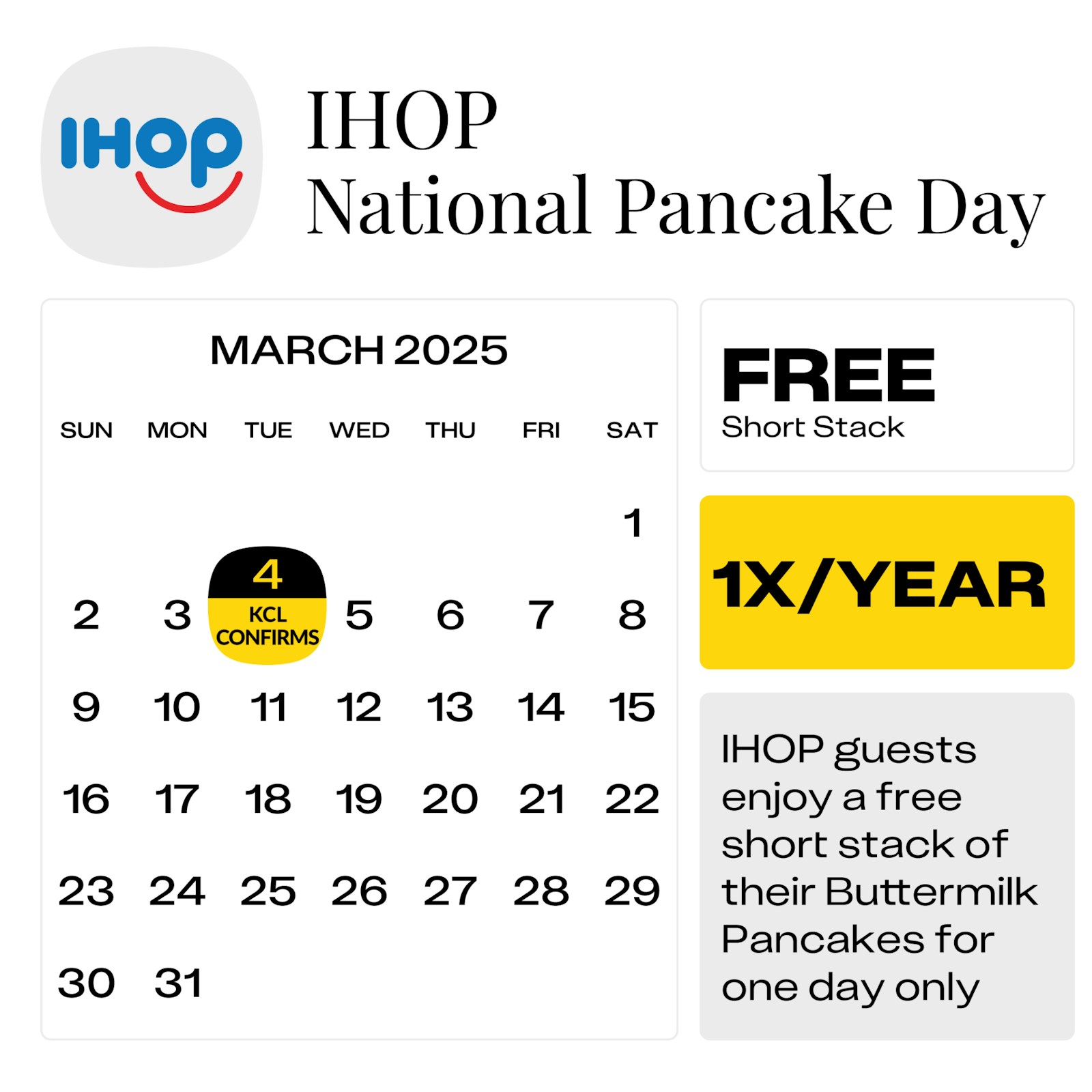 IHOP National Pancake Day 2025: How to Get Free IHOP Pancakes - The Krazy Coupon Lady