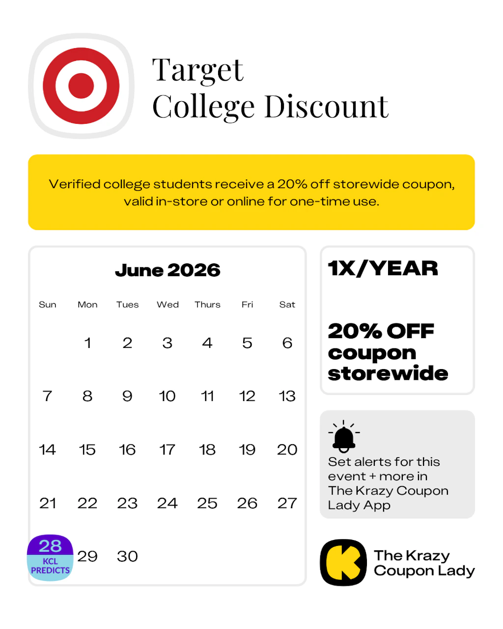 Target College Student Discount 2026: Dates, How to Get 20% Off - The ...
