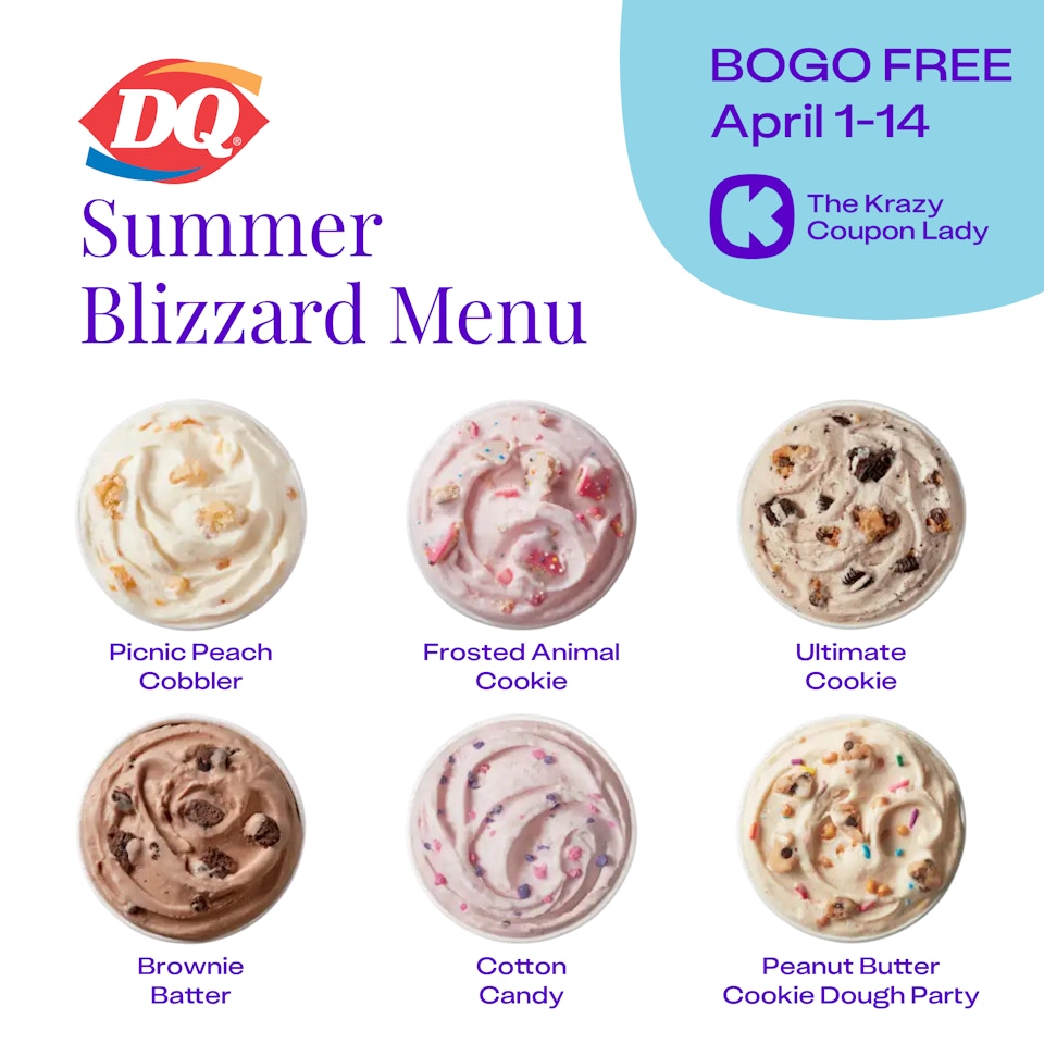 13 Dairy Queen Hacks For Cheap Blizzards - The Krazy Coupon Lady