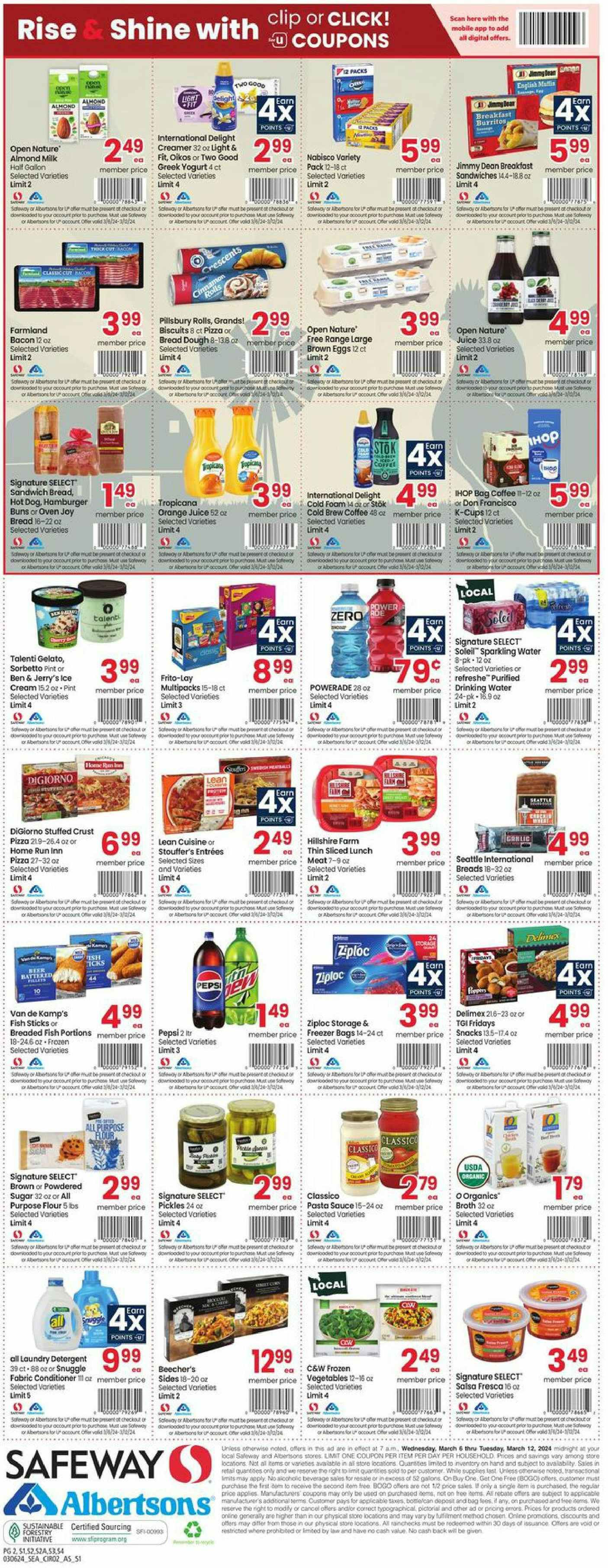 Safeway Weekly Ad: March 6 - 12, 2024 - The Krazy Coupon Lady