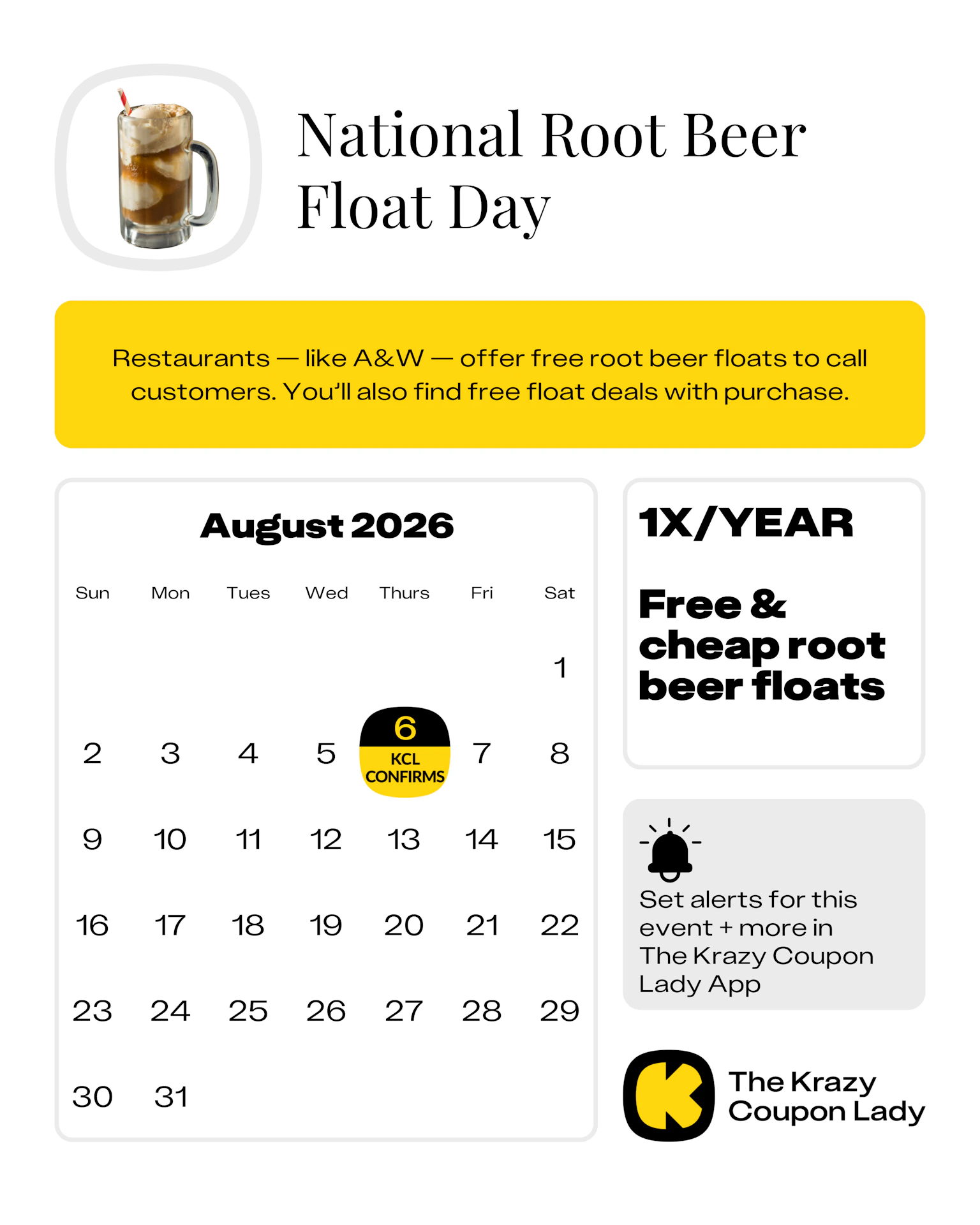 National Root Beer Float Day: Where to Find Free or Cheap Root Beer ...