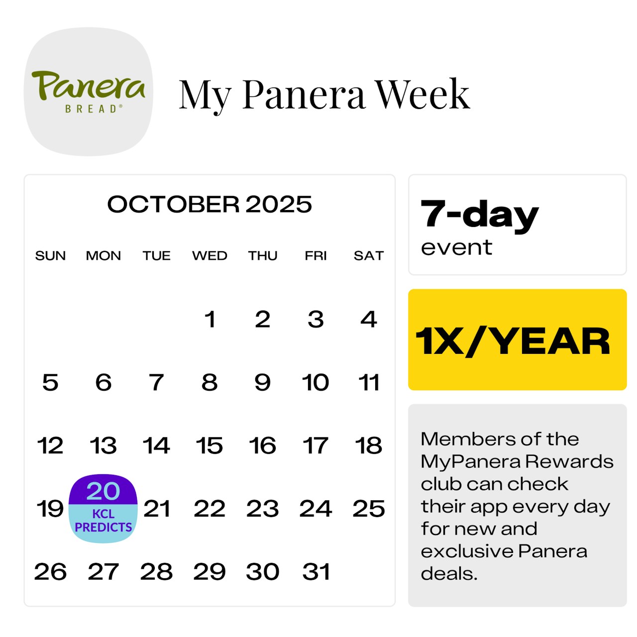 MyPanera Week 2025 — Exclusive Deals for Rewards Members in October ...