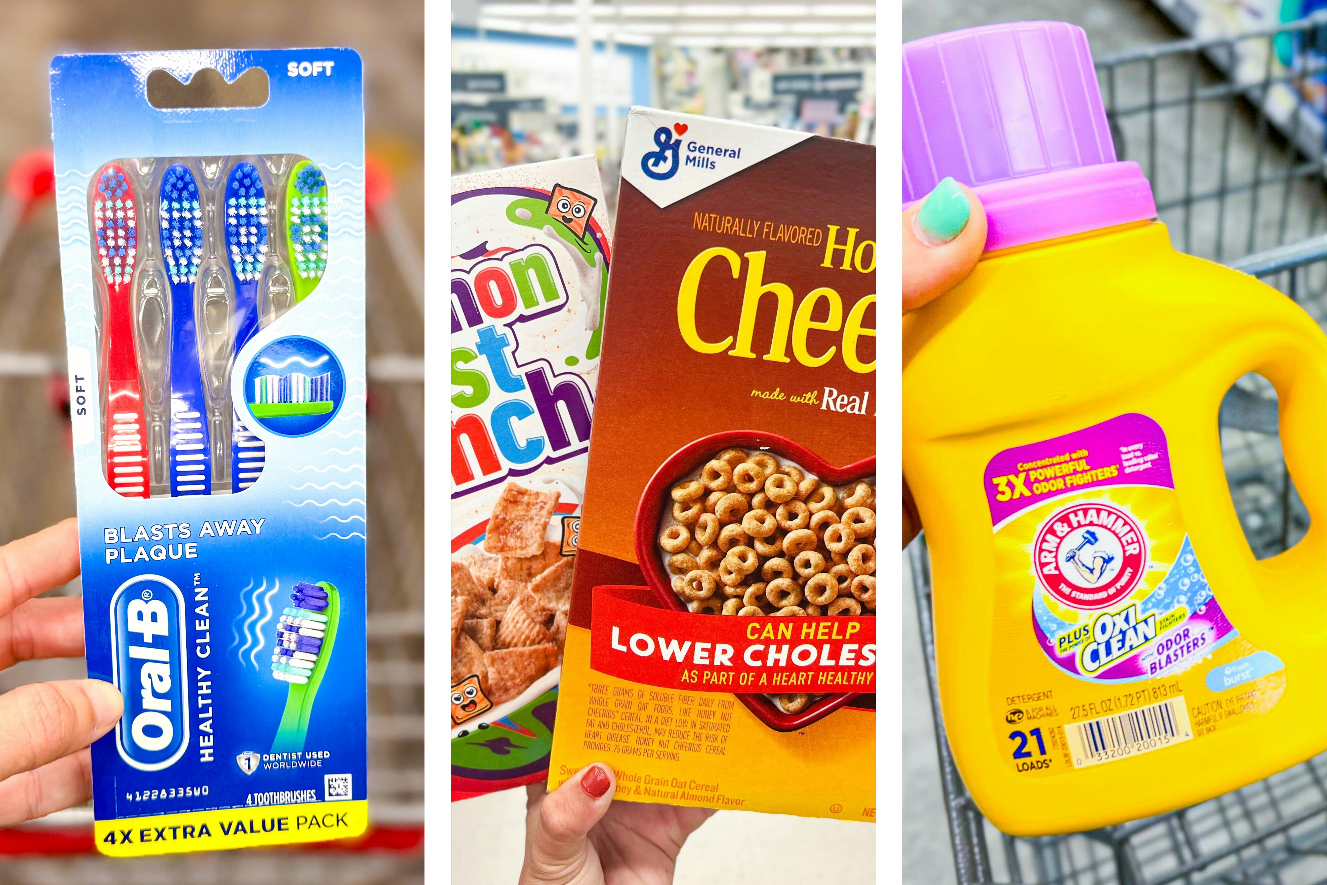 Top Coupon Deals: Free Toothbrushes, $0.88 Cereal, $1.99 Laundry Detergent - The Krazy Coupon Lady