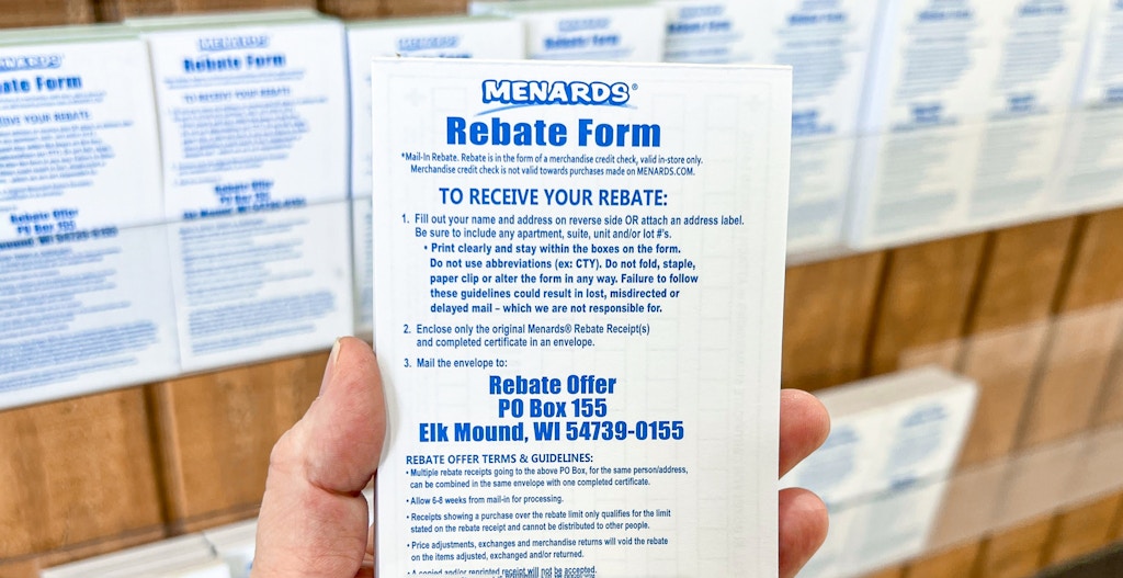 Menards 11% Rebate: How to Claim It - The Krazy Coupon Lady