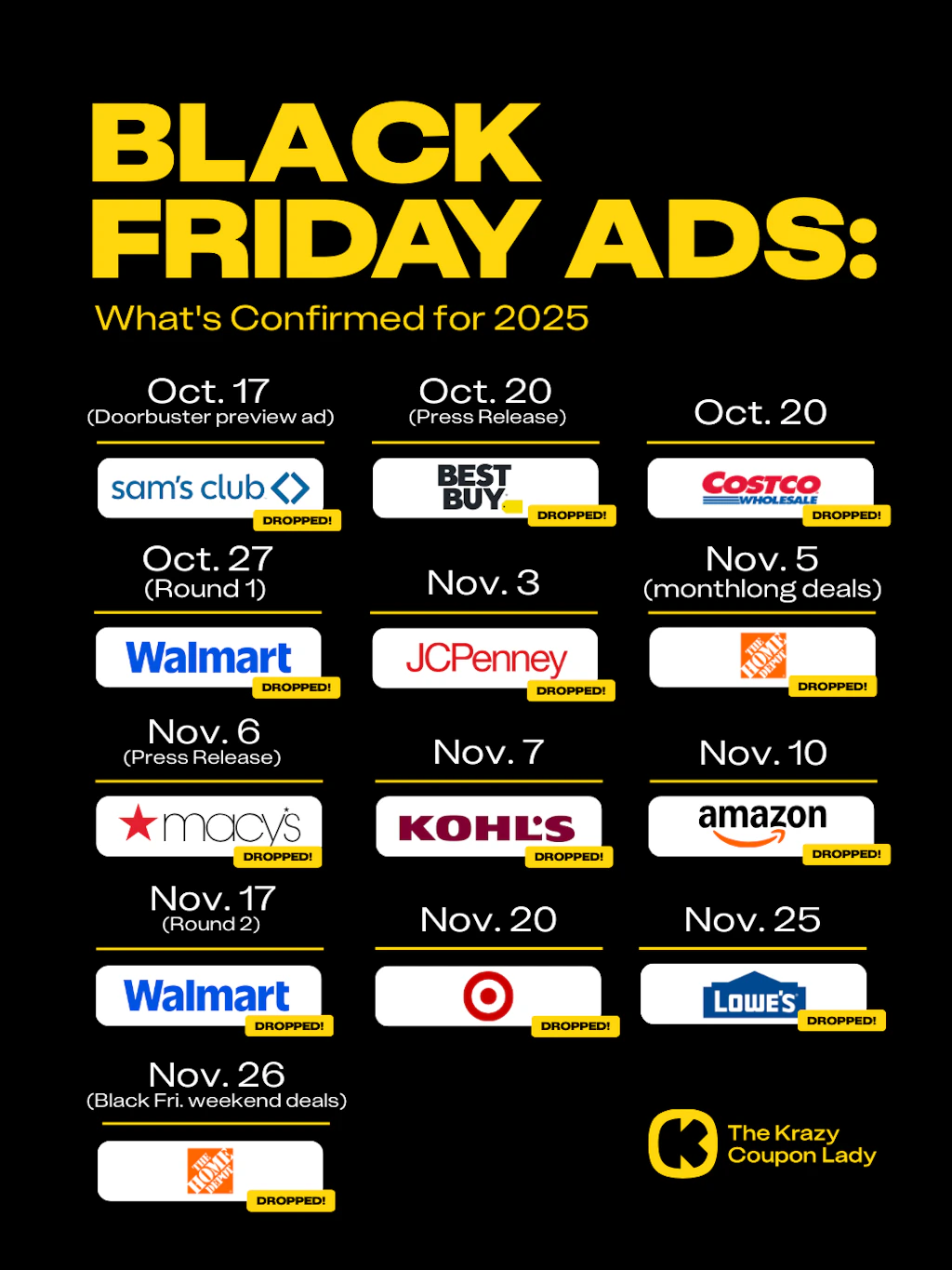 When Do Black Friday Ads Come Out? - The Krazy Coupon Lady