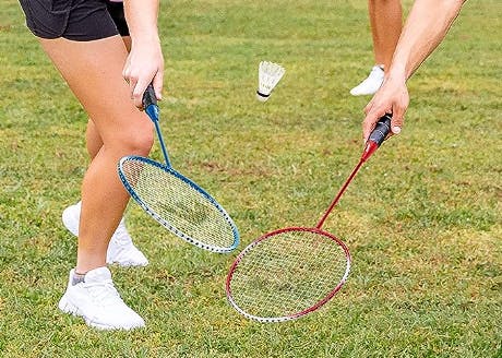 Badminton Racket And Birdie