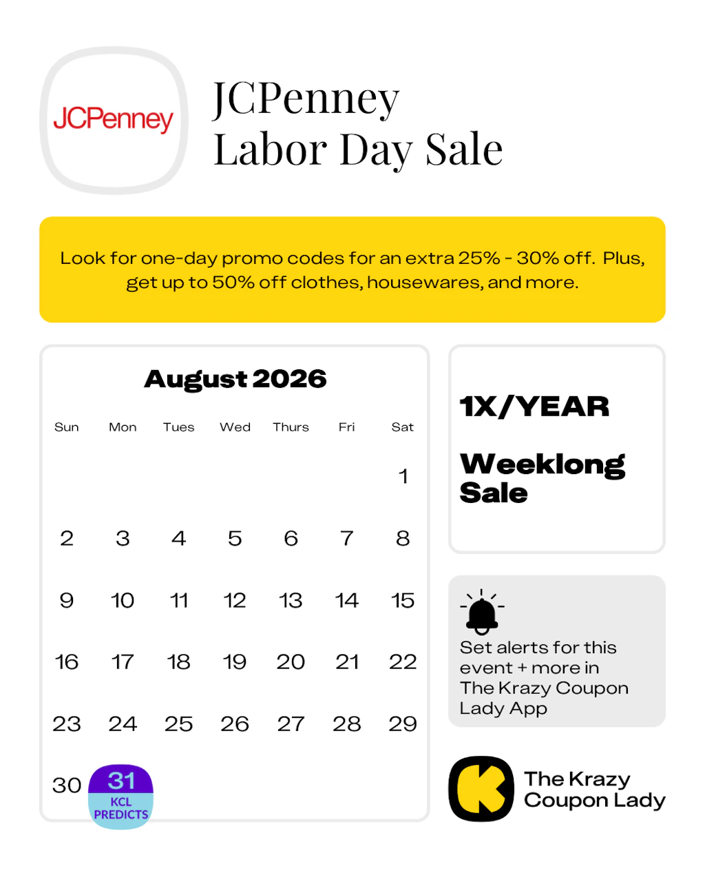 JCPenney Labor Day Sales: Shop Big Markdowns on Housewares - The Krazy ...