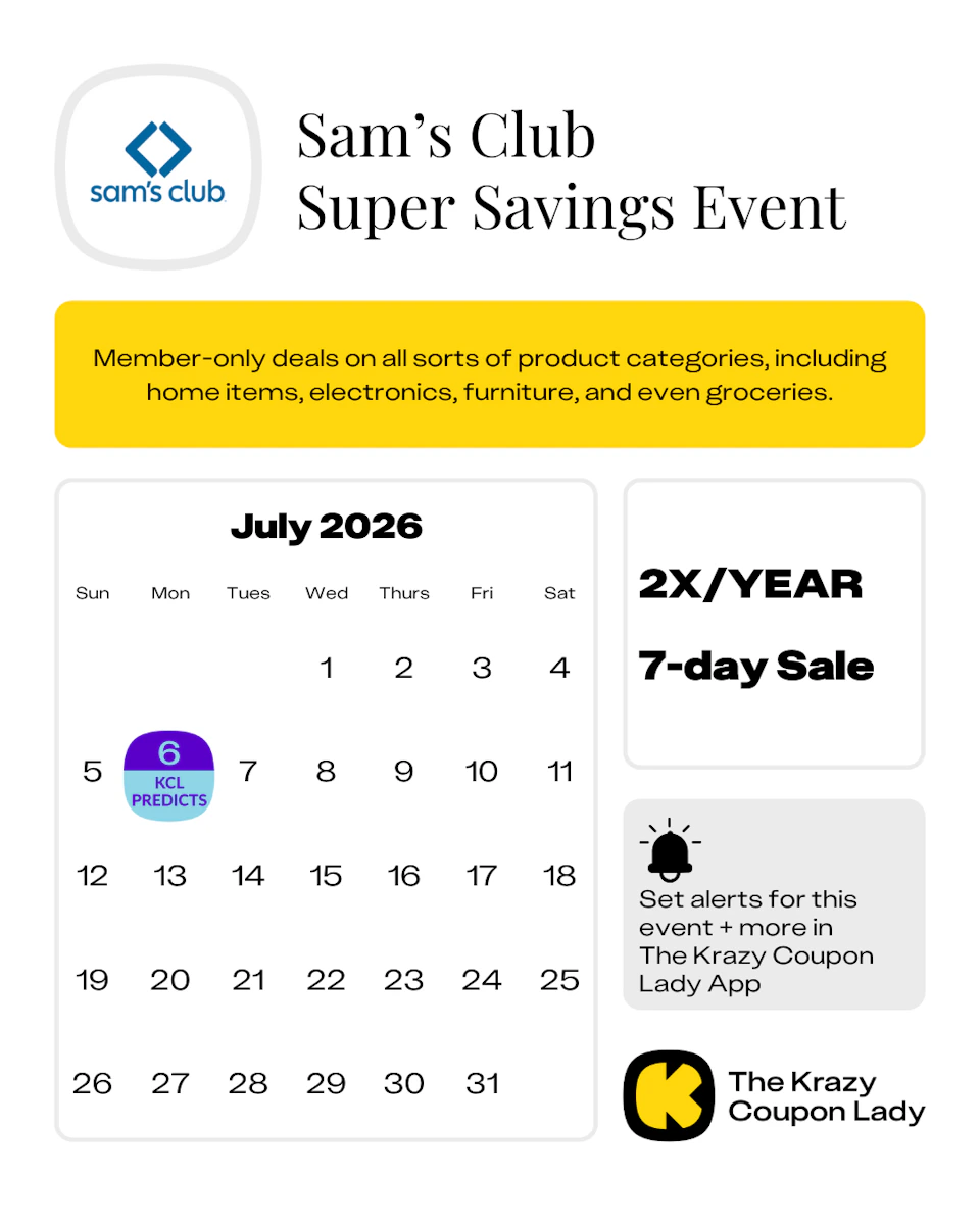 Sam's Club Super Savings Events: What To Expect in July and October ...