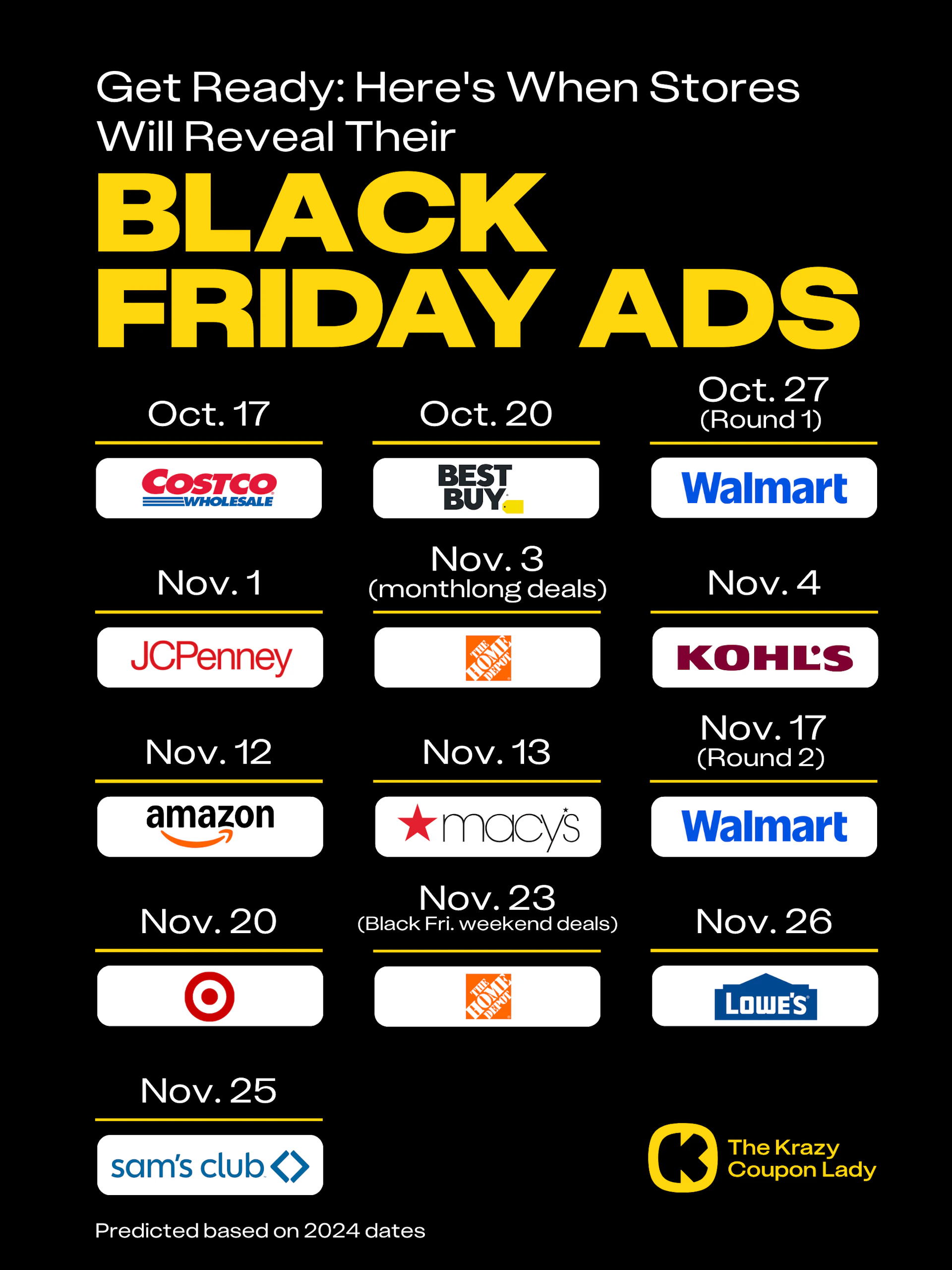 When Do Black Friday Ads Come Out? - The Krazy Coupon Lady