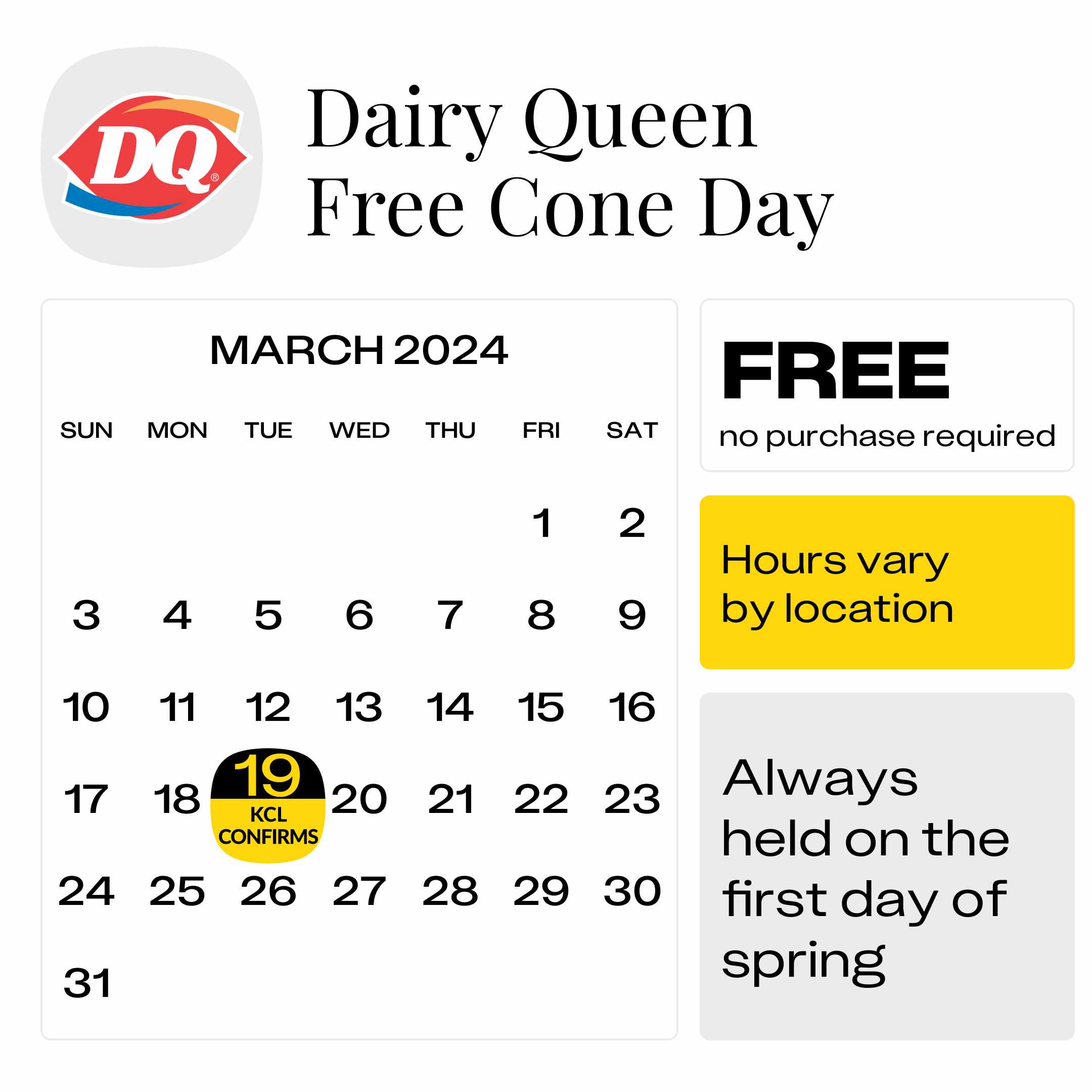 Free Cone Day at Dairy Queen: How to Get a Free Cone on March 19, 2024 ...