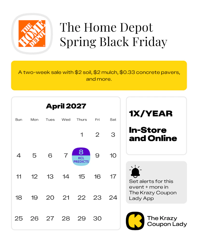 Home Depot Spring Black Friday: Best Deals to Shop - The Krazy Coupon Lady