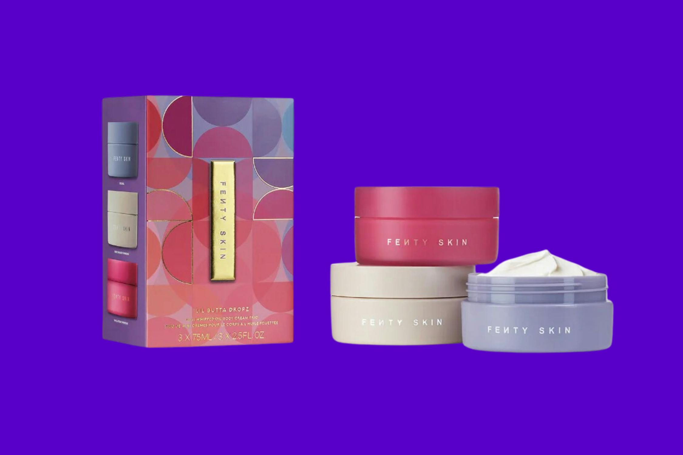 Fenty Skin Lil Butta Dropz Mini Body Cream Trio, $42 at Sephora ($69 ...