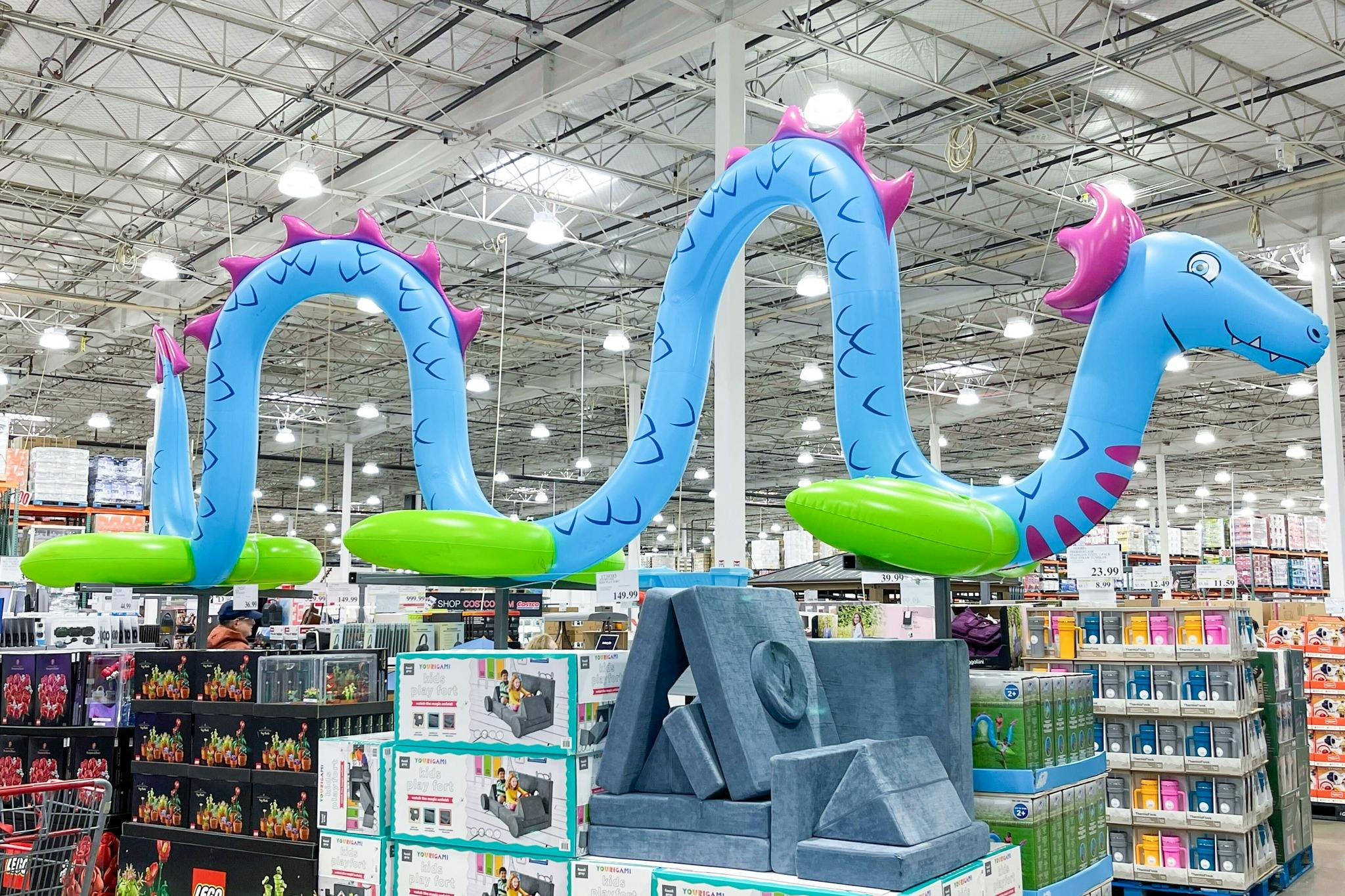 Giant Sea Serpent Kids' Inflatable Sprinkler, Only $49.99 at Costco ...
