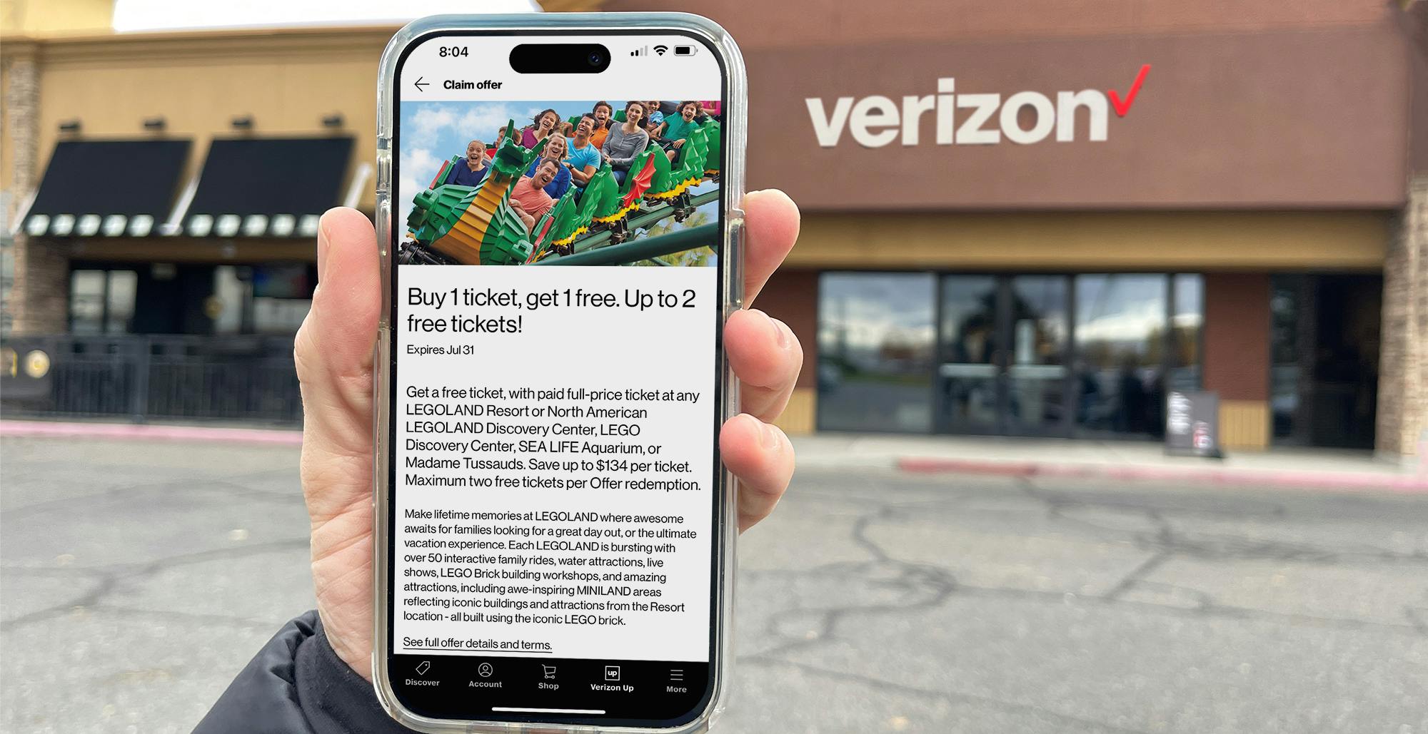 Verizon Up Rewards July: $5 B&N Gift Card, BOGO Free Legoland Tickets ...