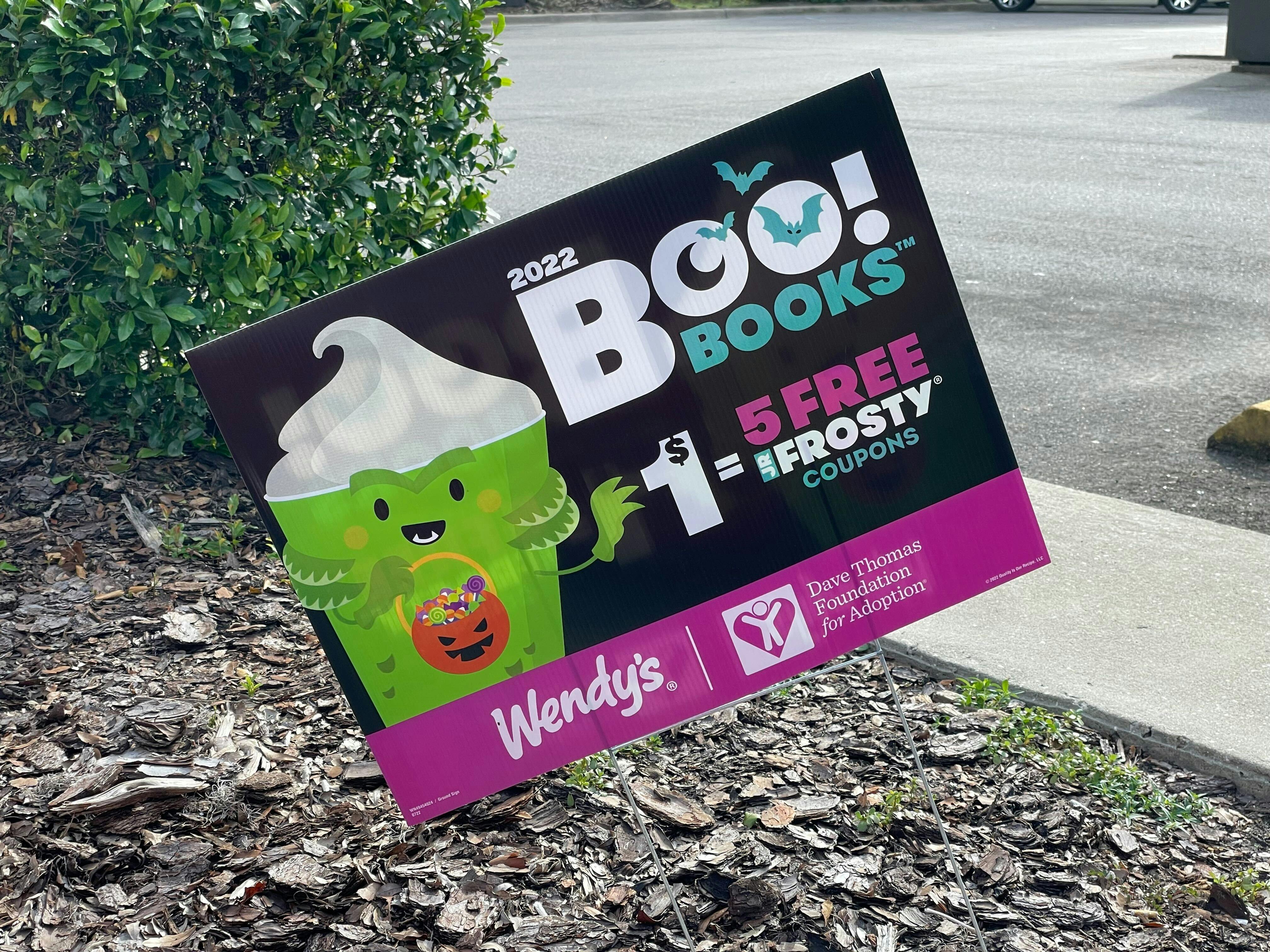 Wendy's Boo Books Available Starting Sept. 4 — Get One for $1 This Fall ...