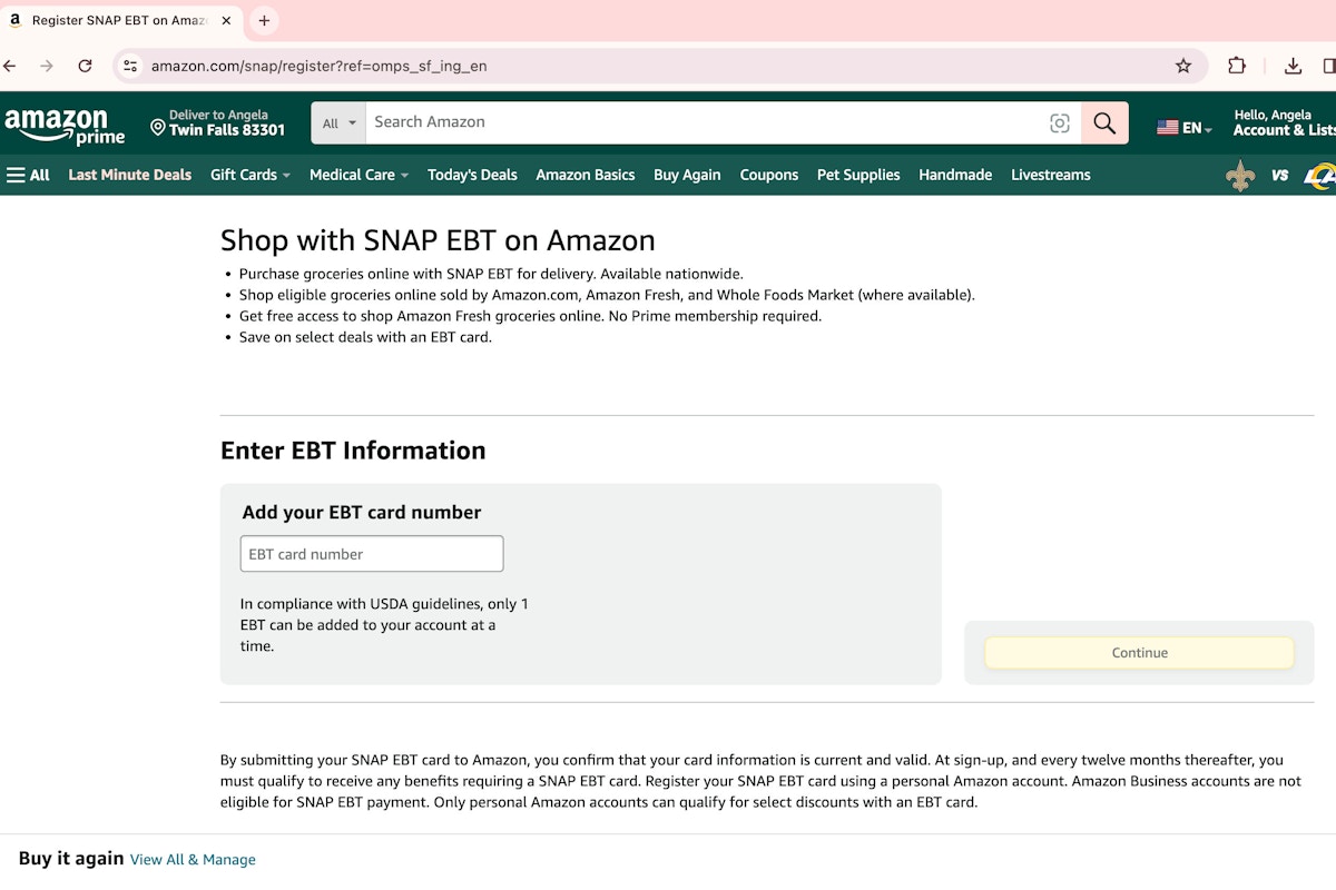 Amazon EBT: How to Shop with SNAP Benefits on Amazon - The Krazy Coupon ...