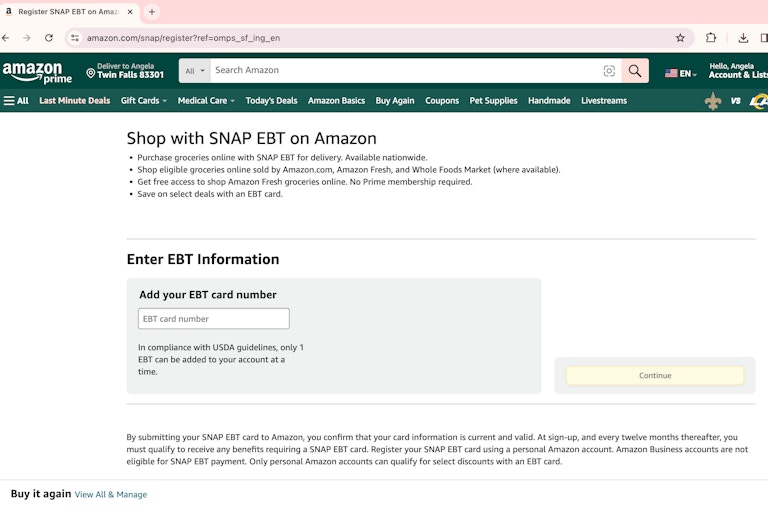 Amazon EBT: How to Shop with SNAP Benefits on Amazon - The Krazy Coupon ...