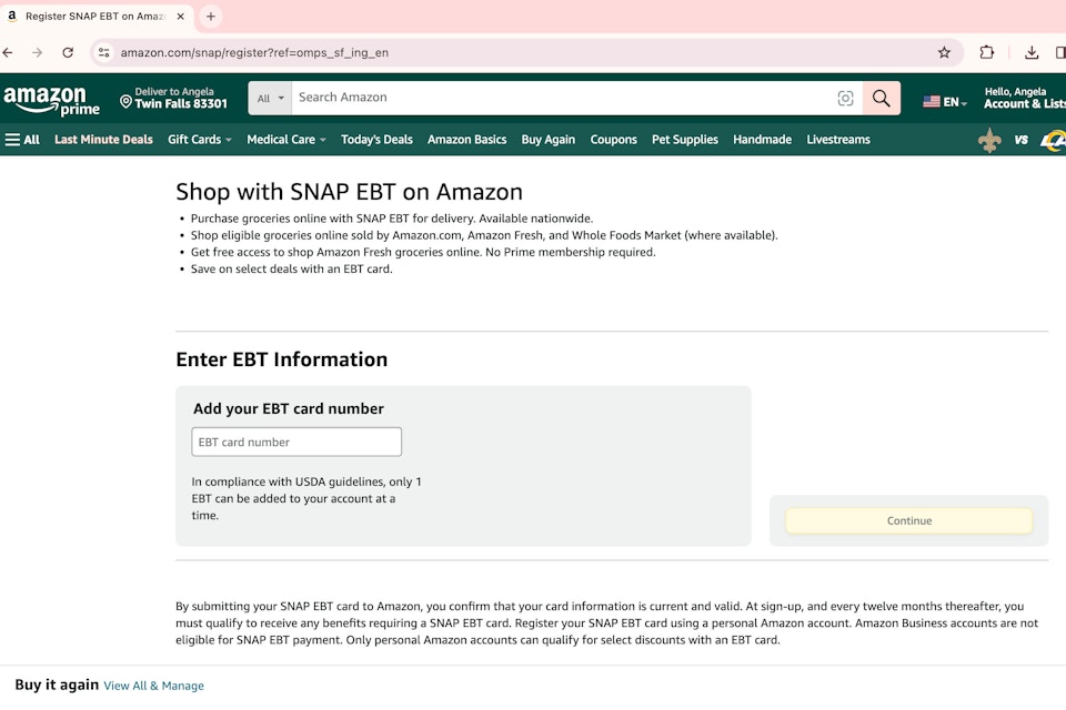 Amazon EBT: How to Shop with SNAP Benefits on Amazon - The Krazy Coupon ...