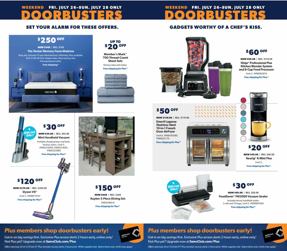 Sams Club Monthly Ad July 24 Aug 18 2024 The Krazy Coupon Lady