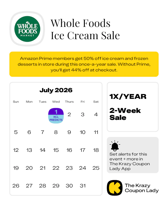Whole Foods Ice Cream Sale: Dates, Discounts & Prime Perks Explained ...