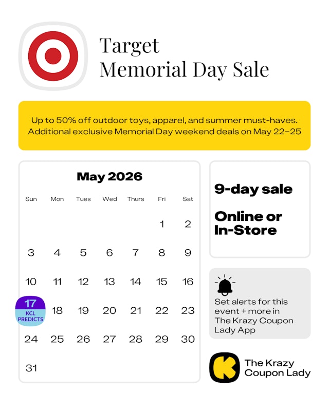 Target Memorial Day Sales & Deals (2026): What to Expect - The Krazy ...