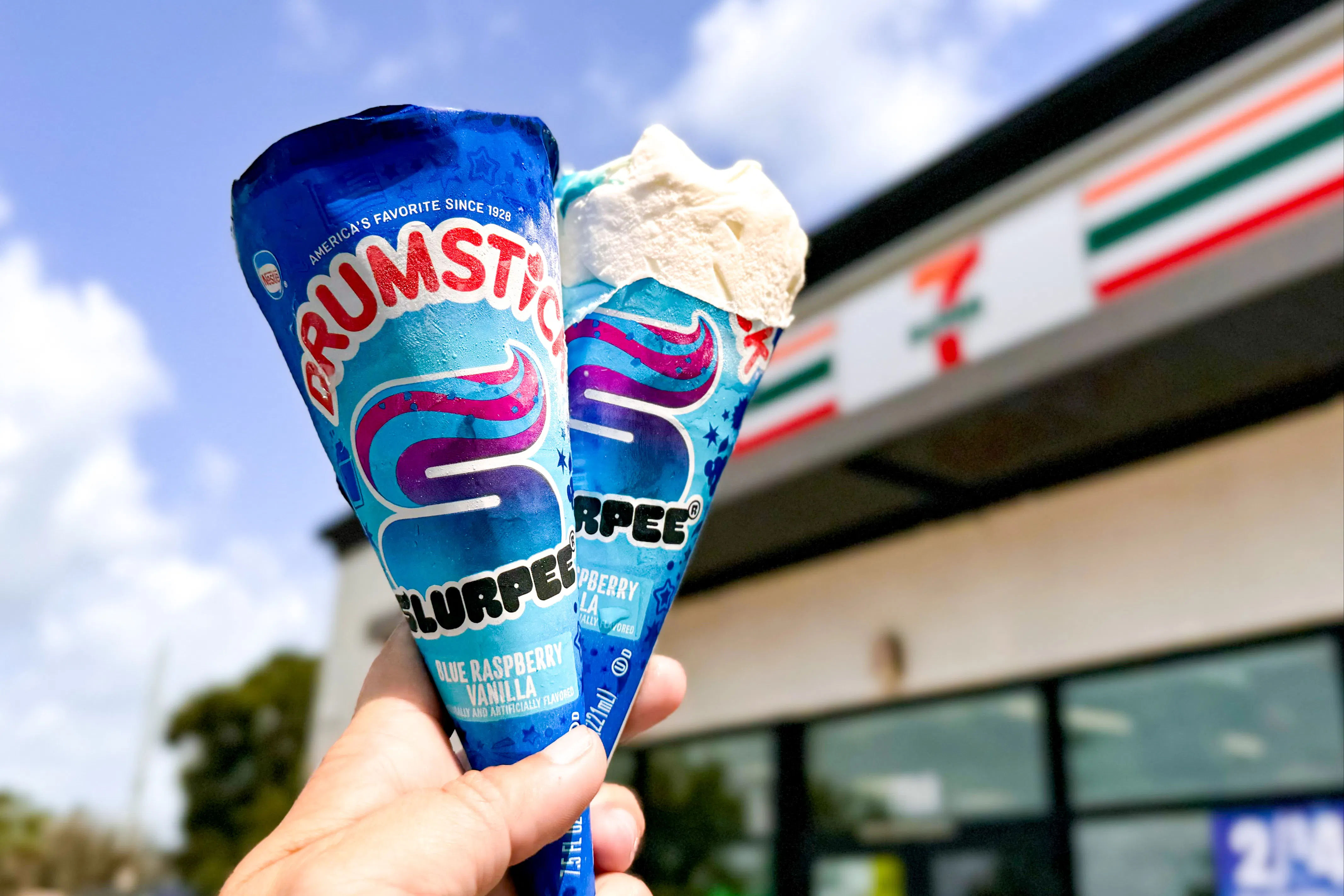 New SLURPEE® Blue Raspberry Vanilla Sundae Cones Are a Steal — Just 2 ...
