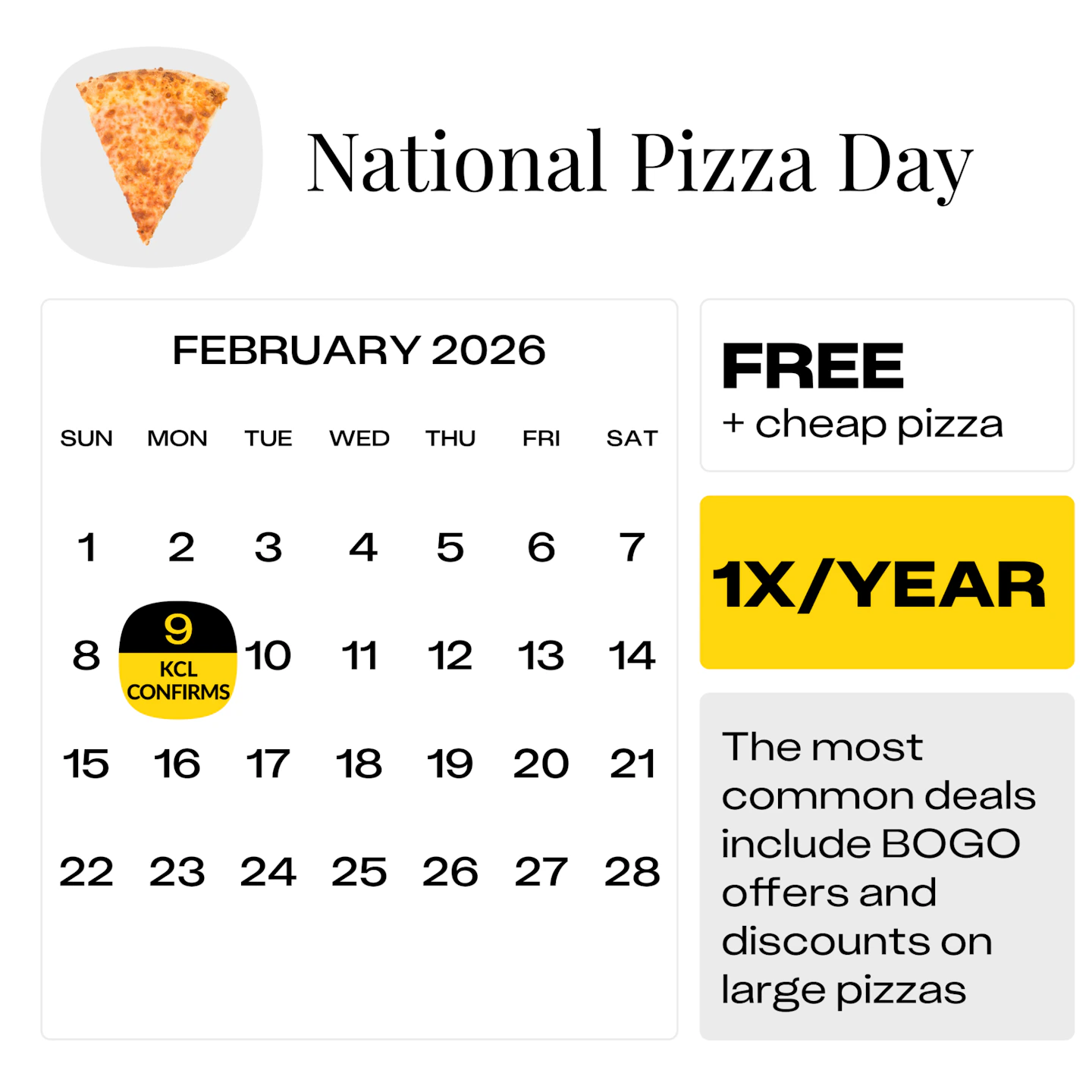 Best National Pizza Day Deals on Feb. 9 - The Krazy Coupon Lady