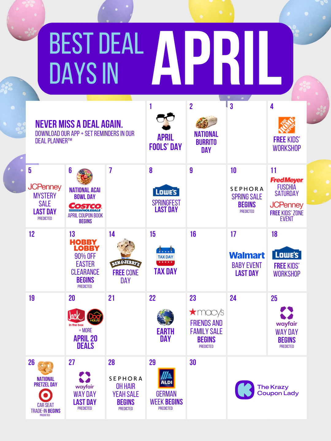 Best 5 Things to Buy in April (And 3 to Skip) - The Krazy Coupon Lady
