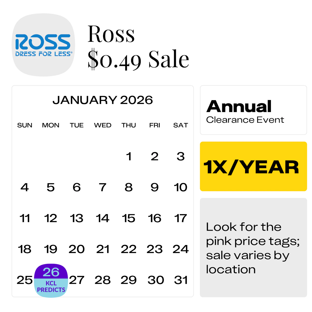 Ross $0.49 Sale 2025: See the Ross $0.49 Tags We Found - The Krazy ...