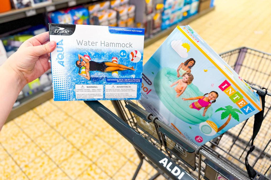 Aldi Pools We're Finding in 2025: $7 Water Hammock and More - The Krazy ...