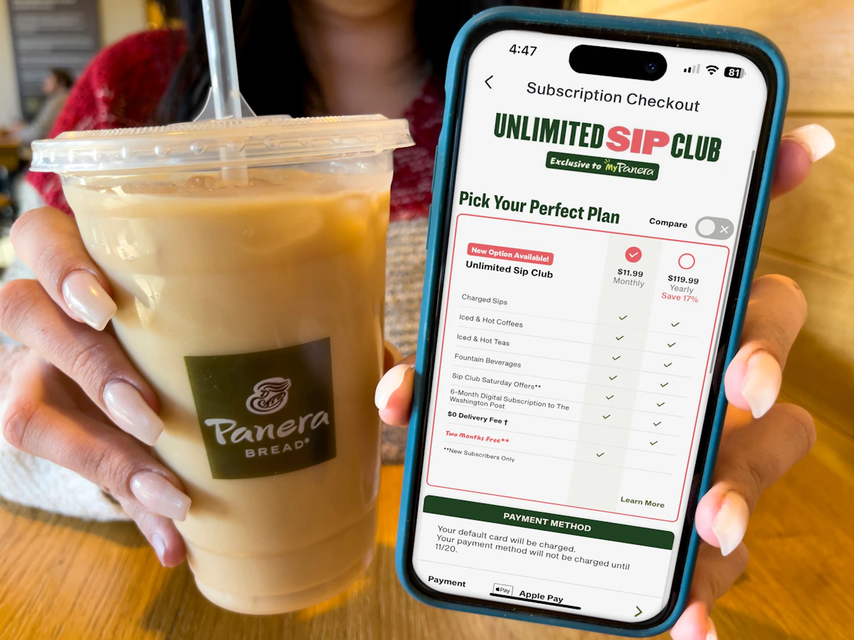 Panera Unlimited Sip Club Offers 2 Months Free Drinks to New Members ...