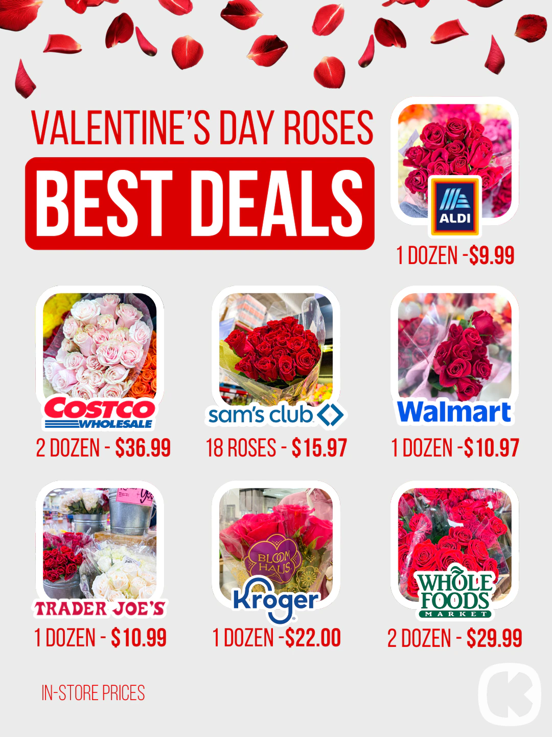 Where to Buy Cheap Valentine's Day Roses in 2026 — Krazy Coupon Lady ...