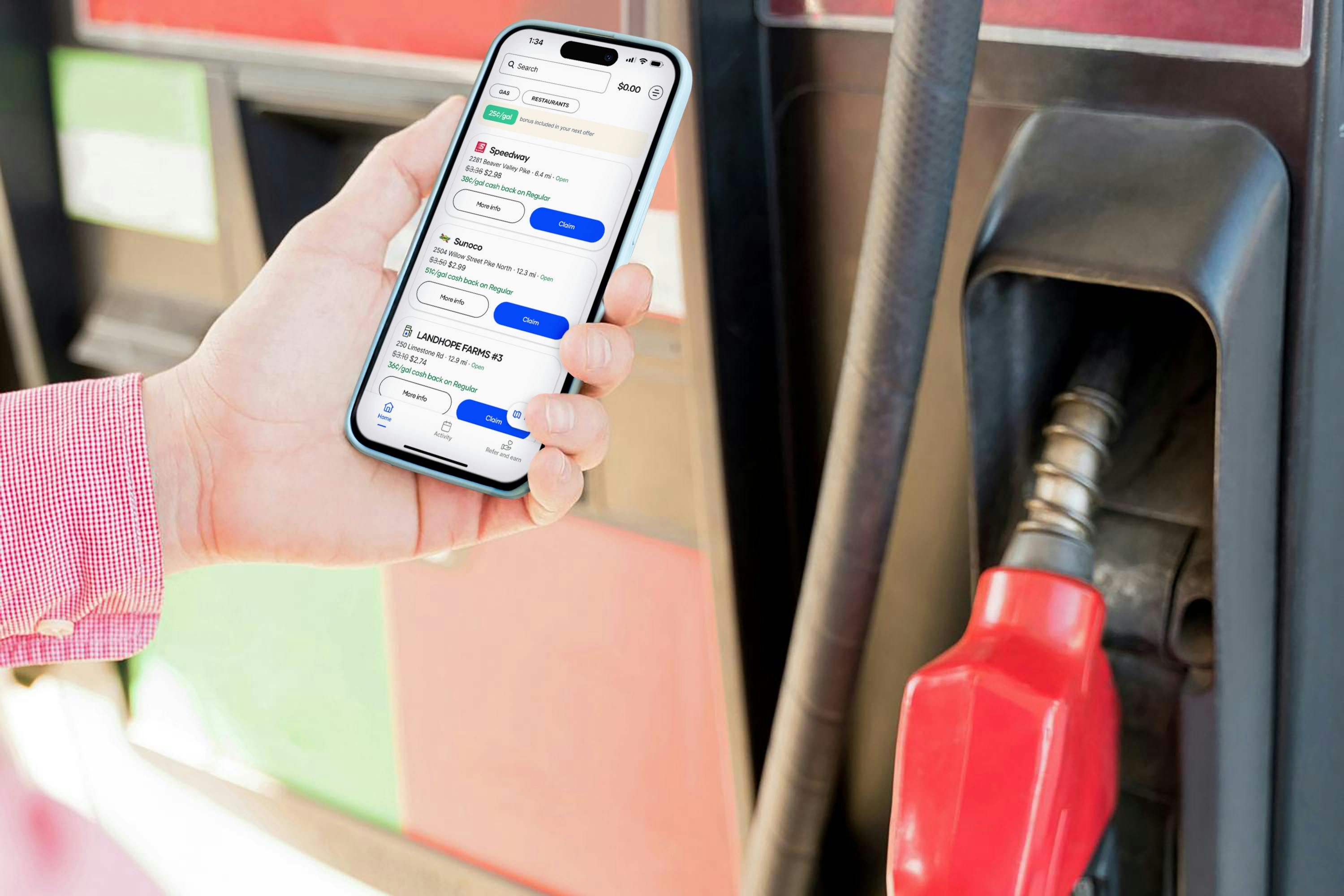 Get Cash Back on Gas With the Free Upside App | Save Money at the Pump ...
