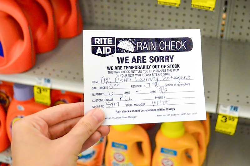 Rain Checks: What They Are & Which Stores Offer Them - The Krazy Coupon ...