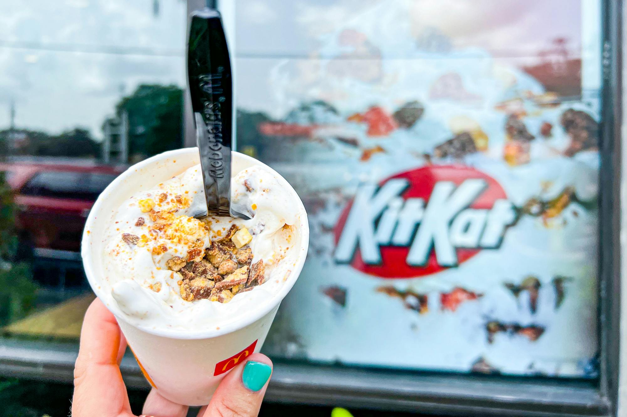 McDonald's McFlurry: How to Save on the New Kit Kat Banana Split McFlurry - The Krazy Coupon Lady