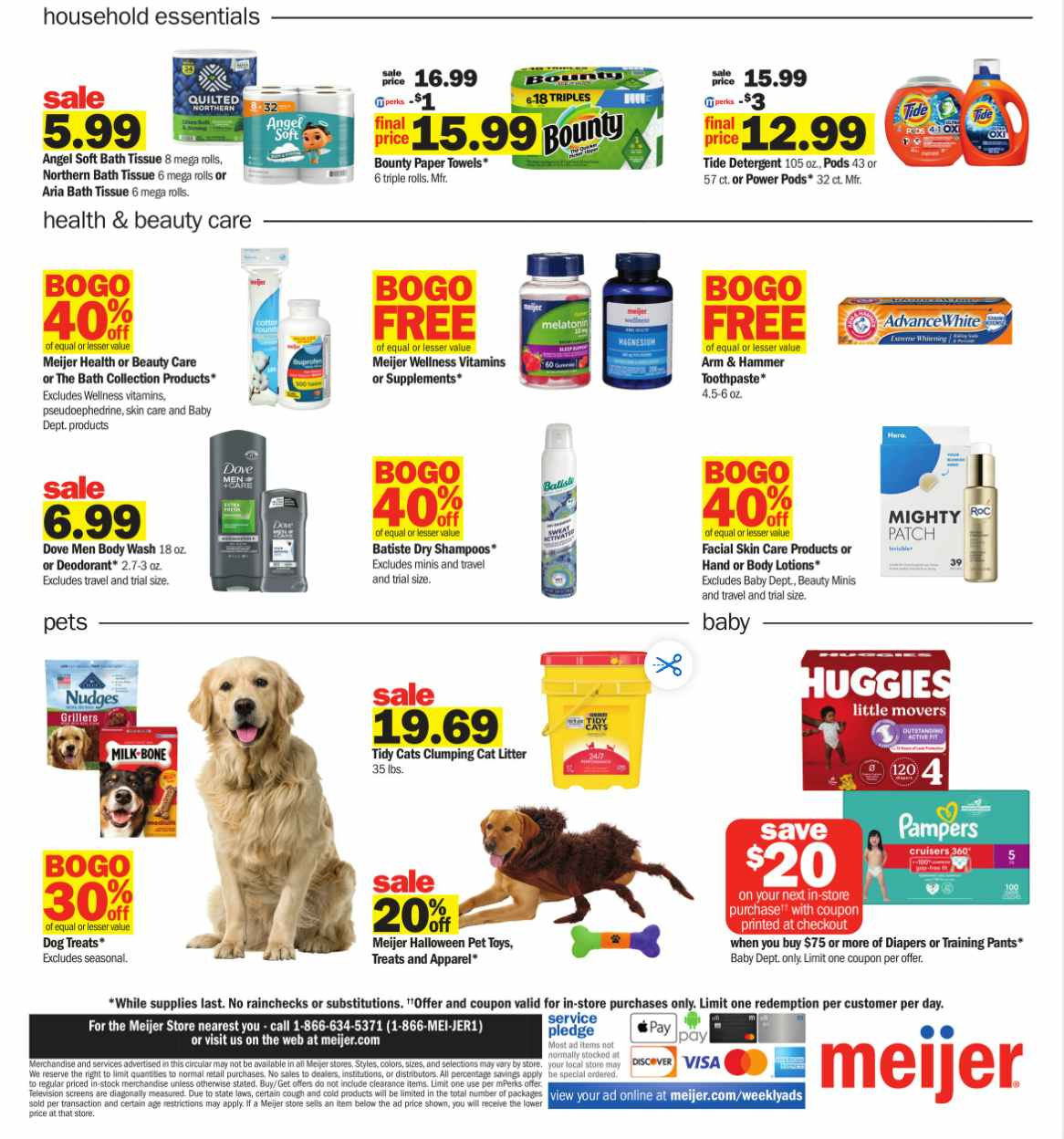 Meijer Weekly Ad and Deals Sept. 29 - Oct. 5, 2024 - The Krazy Coupon Lady