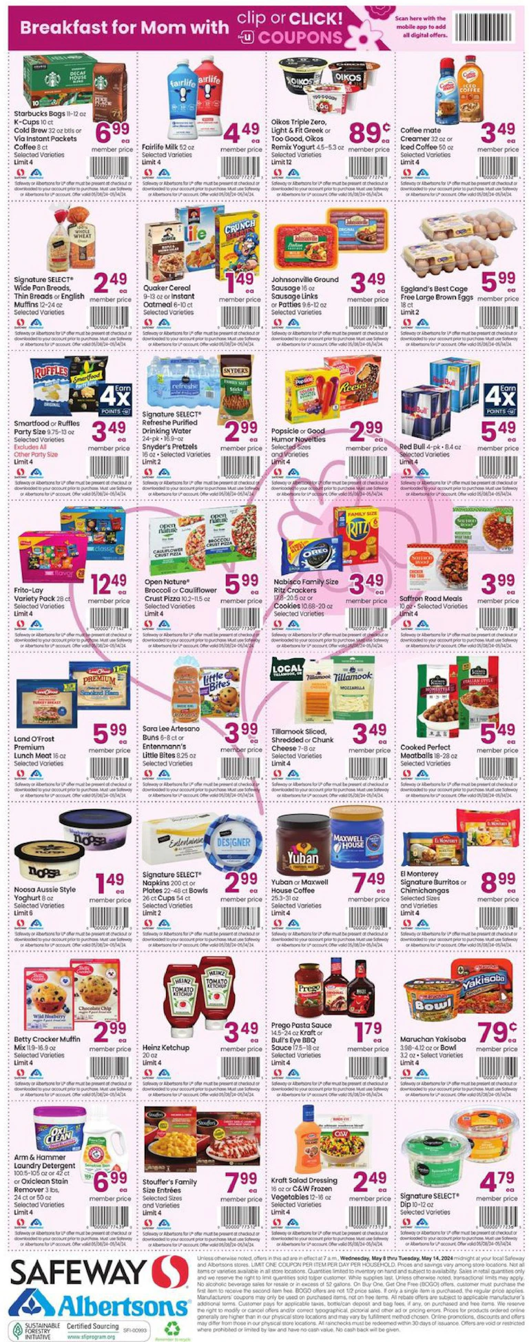 Safeway Weekly Ad: May 8 - 14, 2024 - The Krazy Coupon Lady