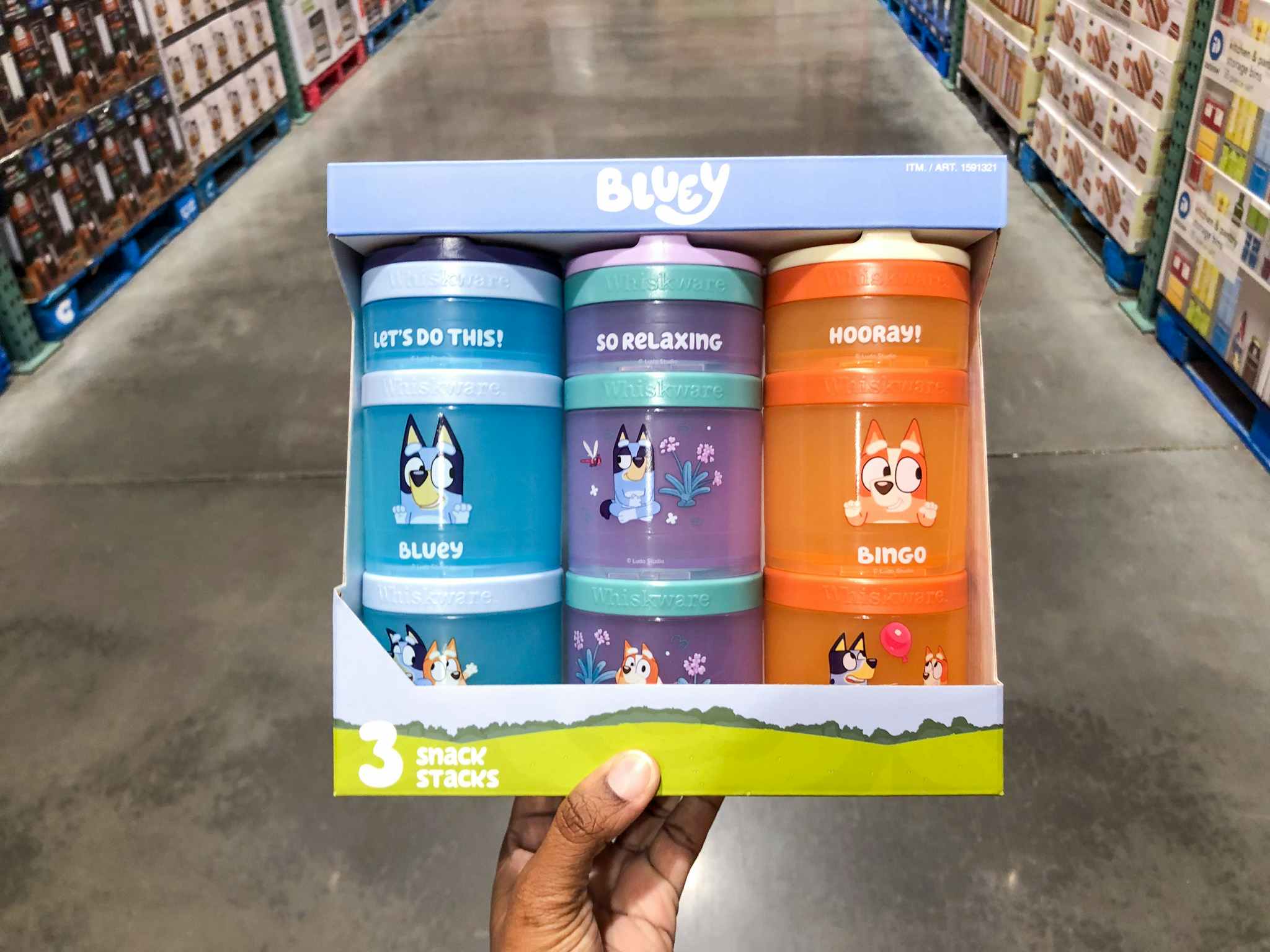 Disney or Bluey Whiskware Snack Container 3-Pack, $19.99 at Costco ...