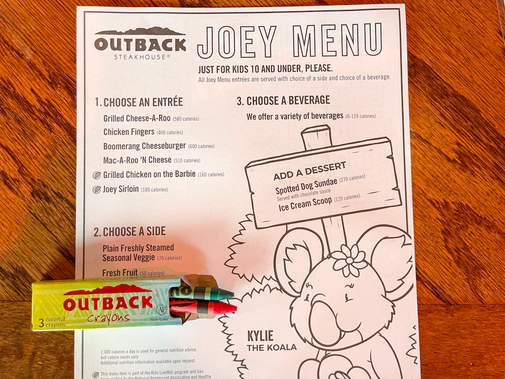 Outback Kids Eat Free Every Monday This Summer - The Krazy Coupon Lady