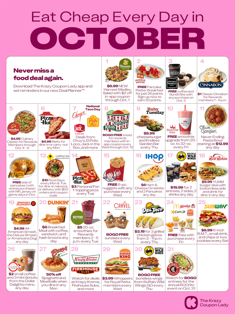 100+ Food Deals Near Me: Where to Find the Best Food Deals This Week ...