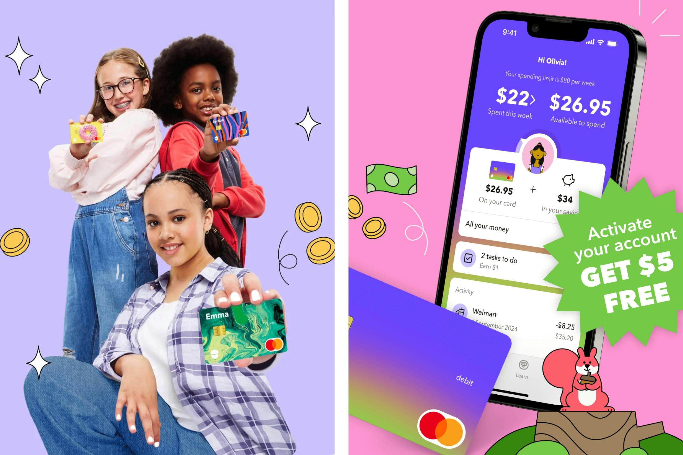 Try Acorns Early Free – Kids’ Debit Card + $5 Bonus for Signing Up ...