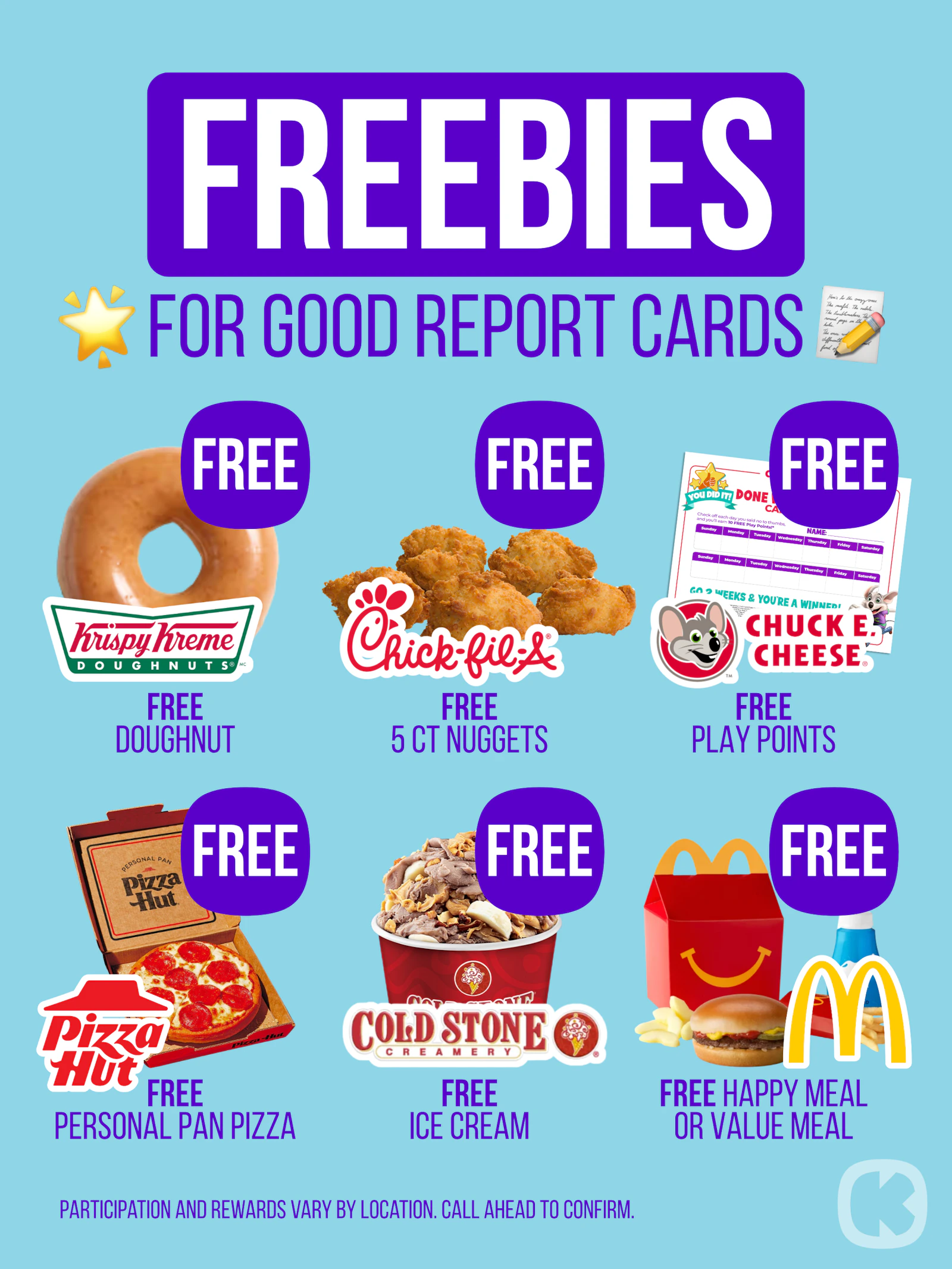 2026 Good Report Card Rewards & Freebies - The Krazy Coupon Lady