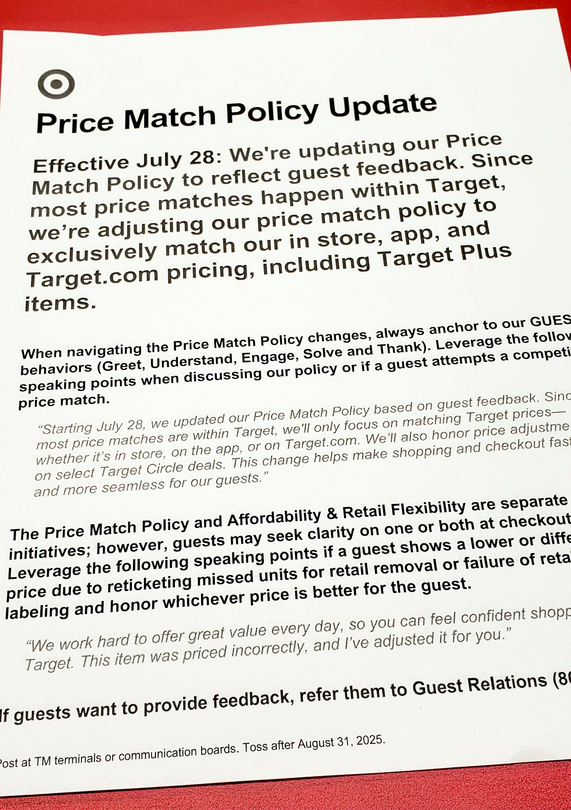 Target's New Price Match Policy: What Shoppers Need to Know (2025 ...