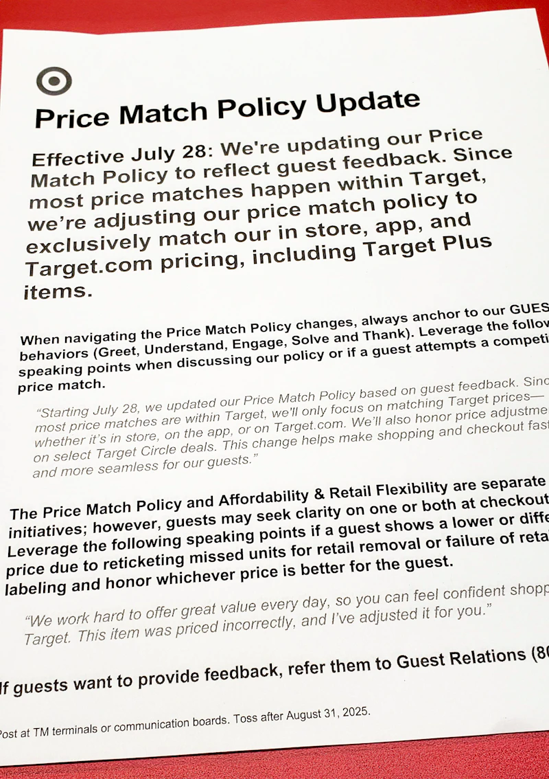 Target's New Price Match Policy: What Shoppers Need to Know (2026 ...