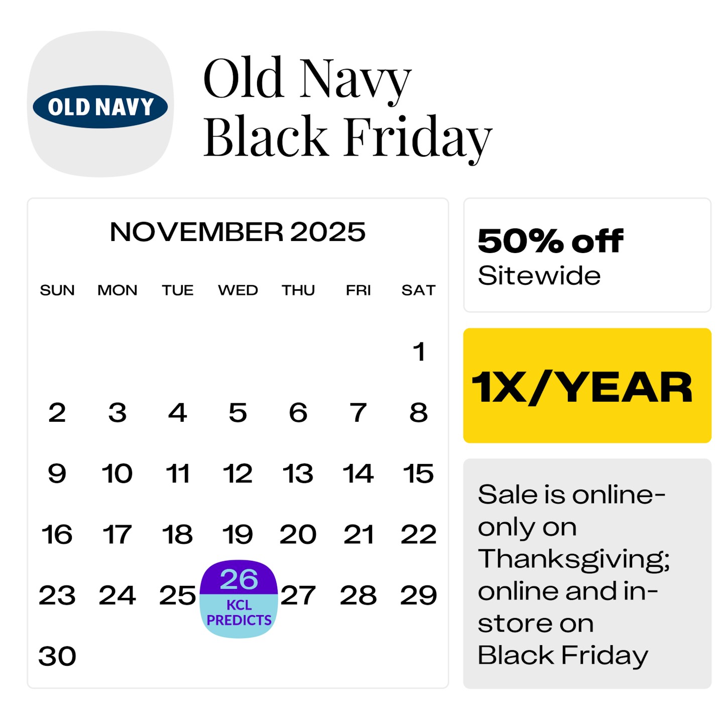 Old Navy Black Friday 2024: Get 50% Off Sitewide in 2025 - The Krazy ...