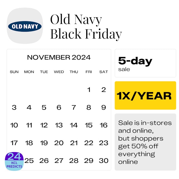 Old Navy Black Friday 2024 Shopping Tips & Savings Hacks - The Krazy ...